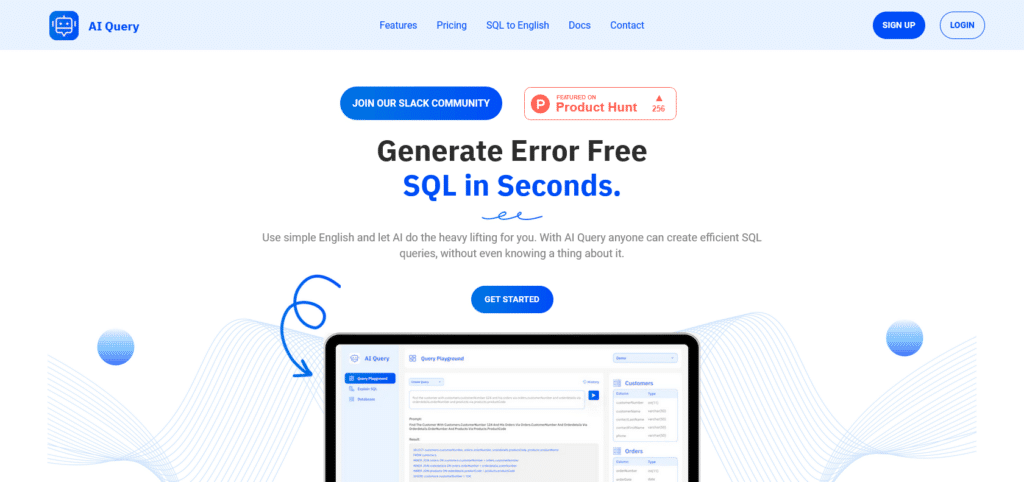 AI Query: Generate SQL Queries Effortlessly | Define Tables & Analyze Data