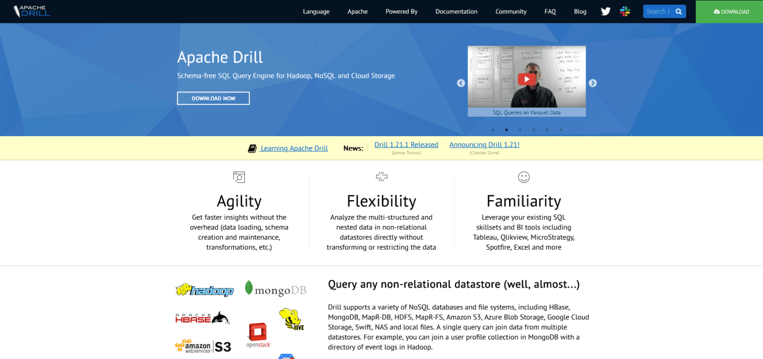 Apache Drill: Explore, Analyze, and Visualize Data with Powerful Features