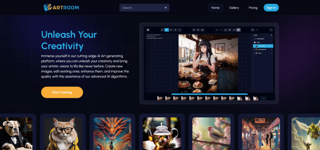 ArtroomAI: Generate Realistic Designs, Customize Artworks & Export Your ... ArtroomAI: Generate Realistic Designs, Customize Artworks & Export Your ...
