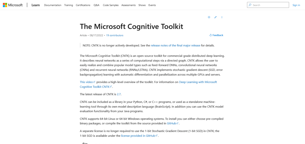 Cognitive Toolkit Create Ai Models Easily With Optimized Performance 8004