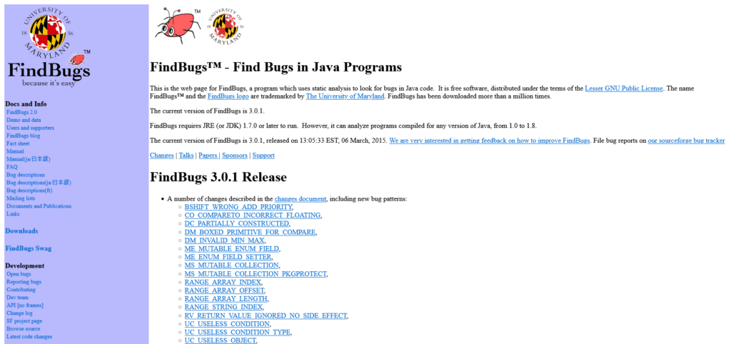 FindBugs: Find and Eliminate Bugs in Java Programs, with Detailed Reports