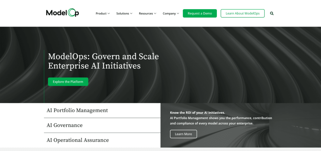ModelOp Center: Automate ML Model Deployment, Monitor Performance, Optimize Models