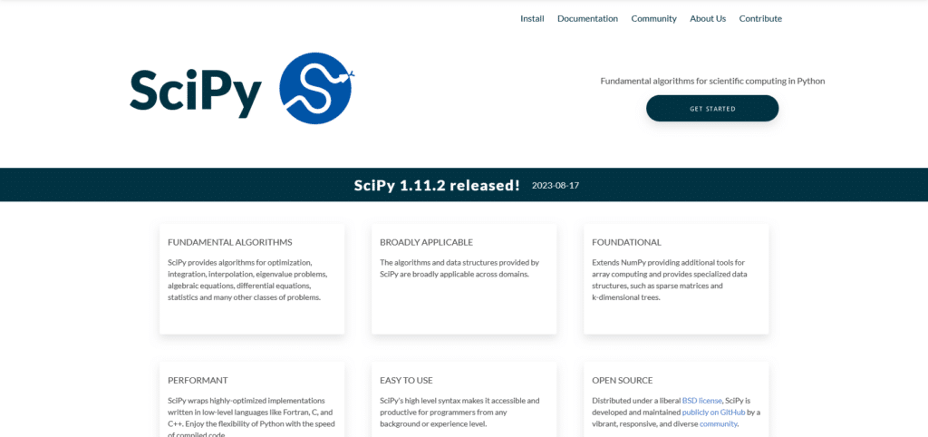SciPy: Quickly Solve Complex Numerical Problems with Advanced Functions and Visualization Tools