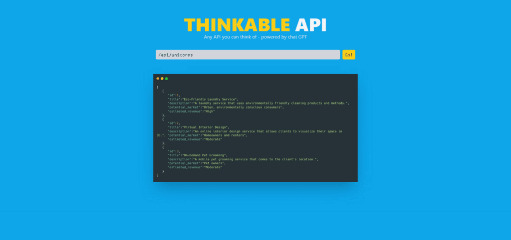 Thinkable APIs: Powerful Suite of Tools for Building Custom Applications Thinkable APIs: Powerful Suite of Tools for Building Custom Applications